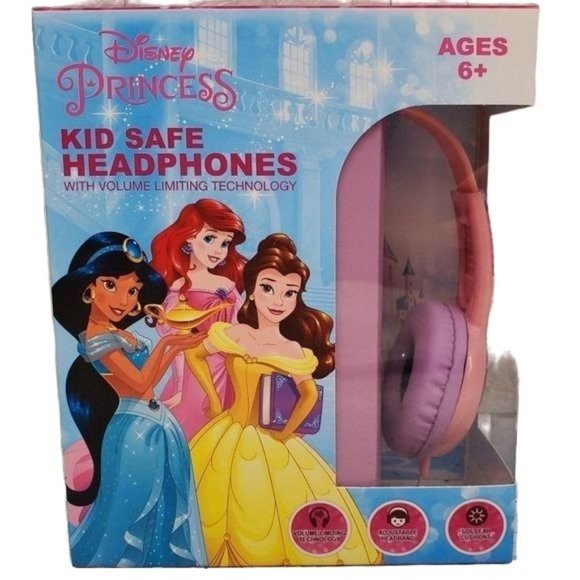 Disney | Accessories | Disney Princess Headphones Jasmine Belle Ariel ...